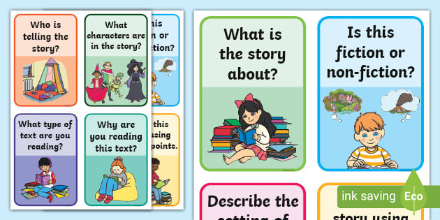Reading Comprehension Question Cards