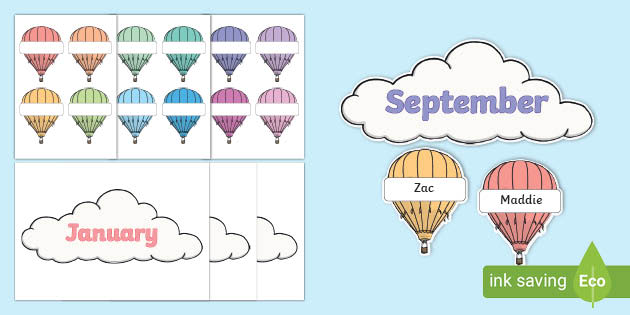 A Class Birthday Display | Birthdays | A Twinkl Resource