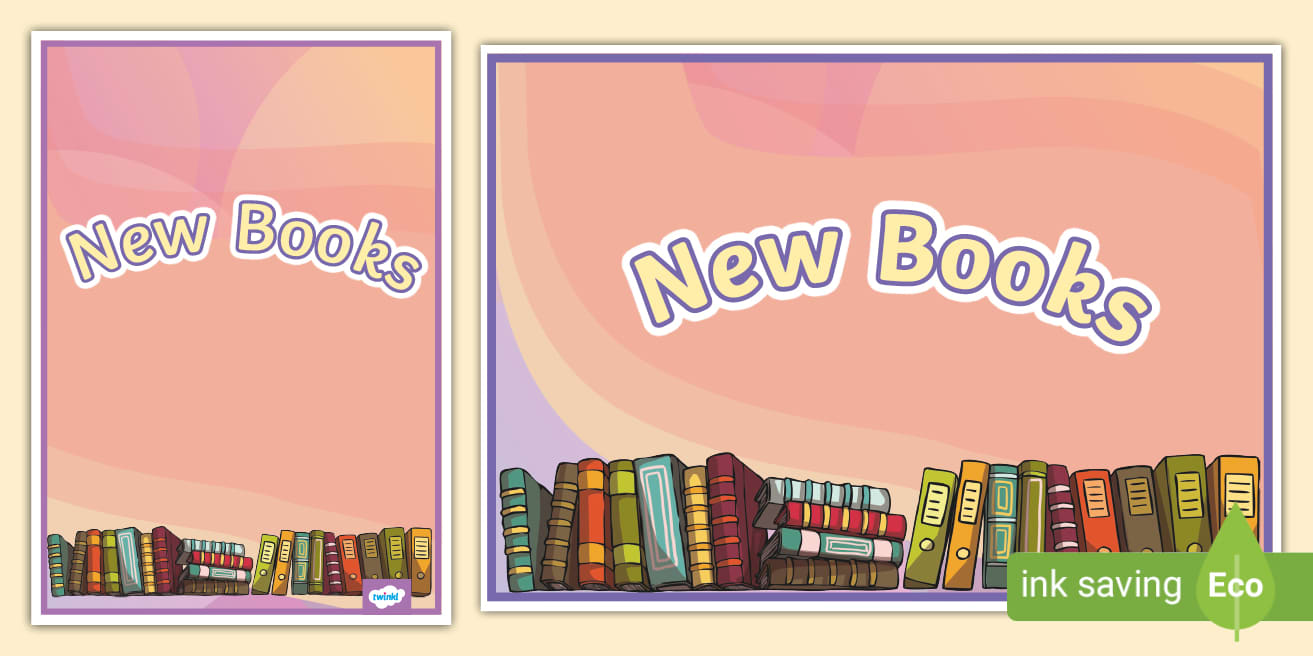 New Books Reading Corner Poster