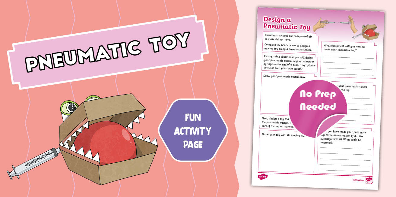 Design a Pneumatic Toy Worksheet
