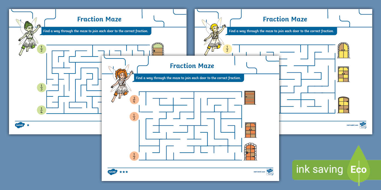 Fractions Puzzle Activity | Twinkl Resources