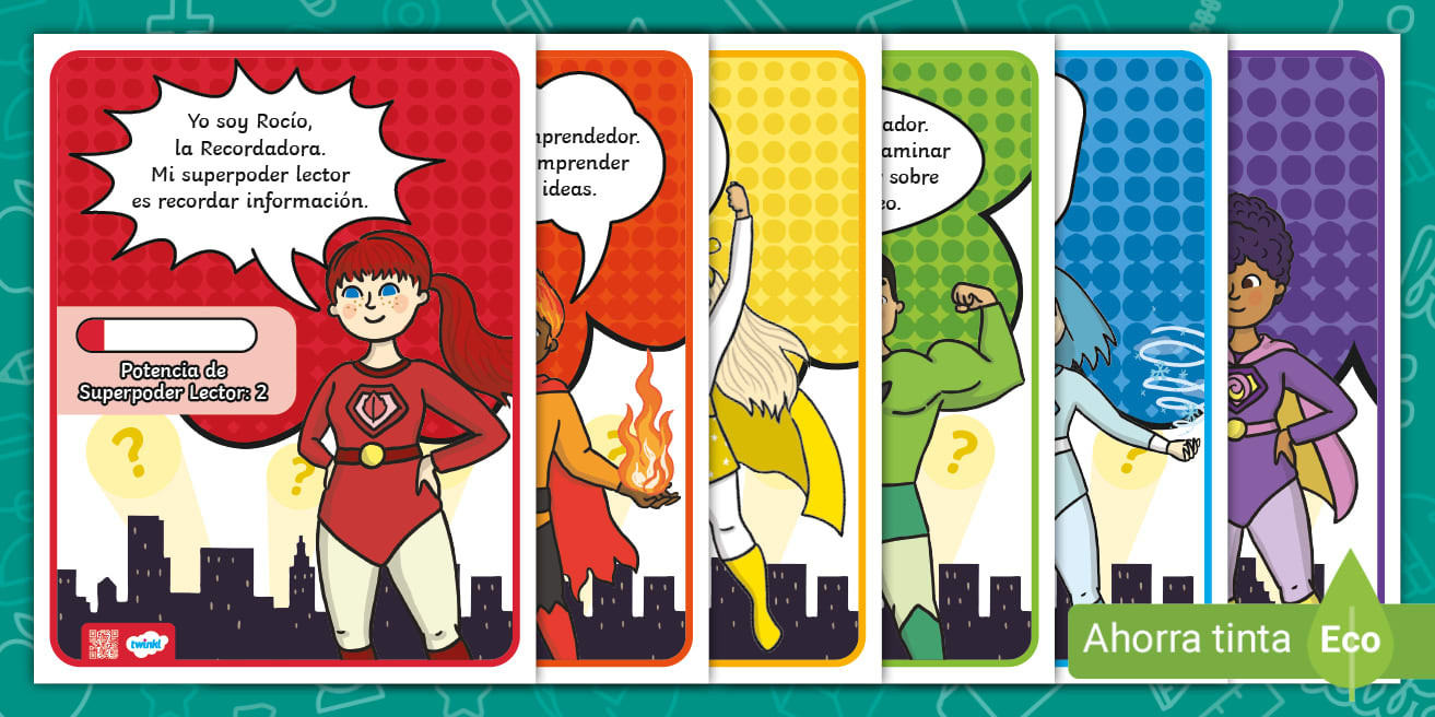 Pósters: Superhéroes y Superheroínas de la Taxonomía de Bloom