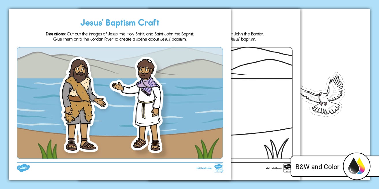 Jesus' Baptism Craft
