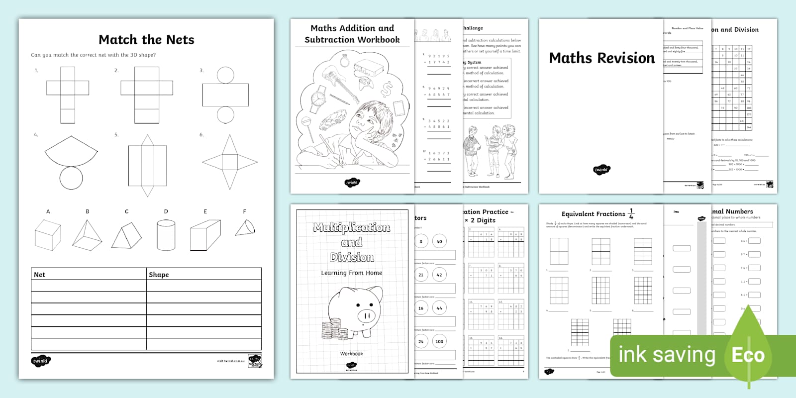 Year 5 Maths Activity Booklet Pack - Primary
