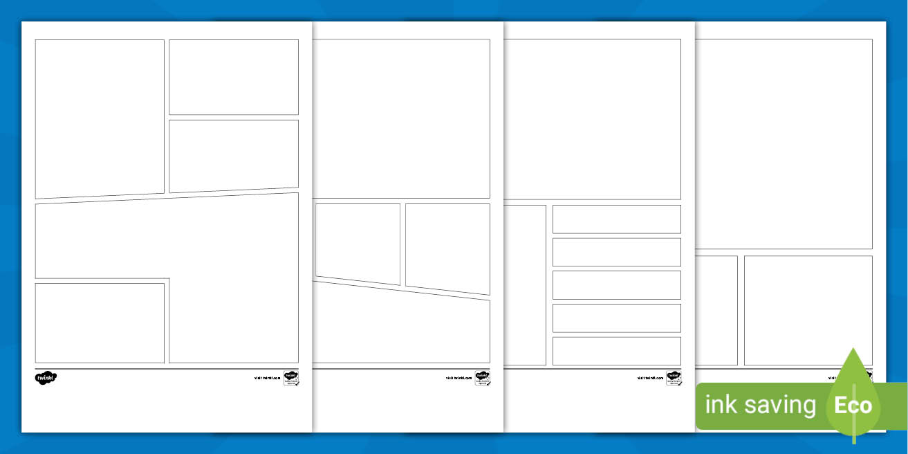 Manga Panels Template