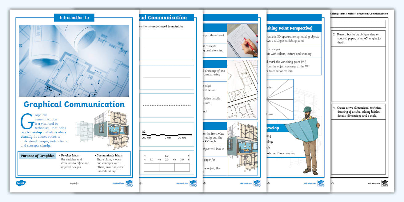 PDF Notes On Graphical Communication Skills - Twinkl ZA