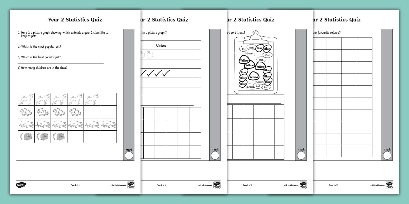 Year 2 Statistics Assessment Sheet