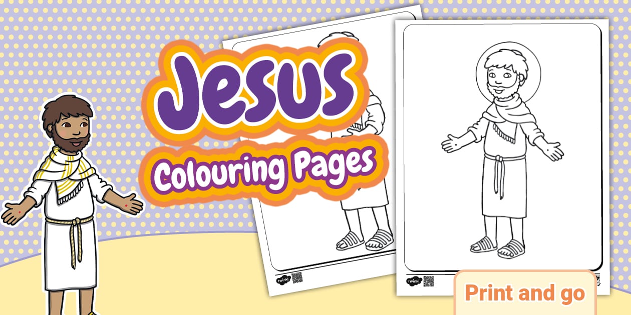 Jesus Colouring Pages