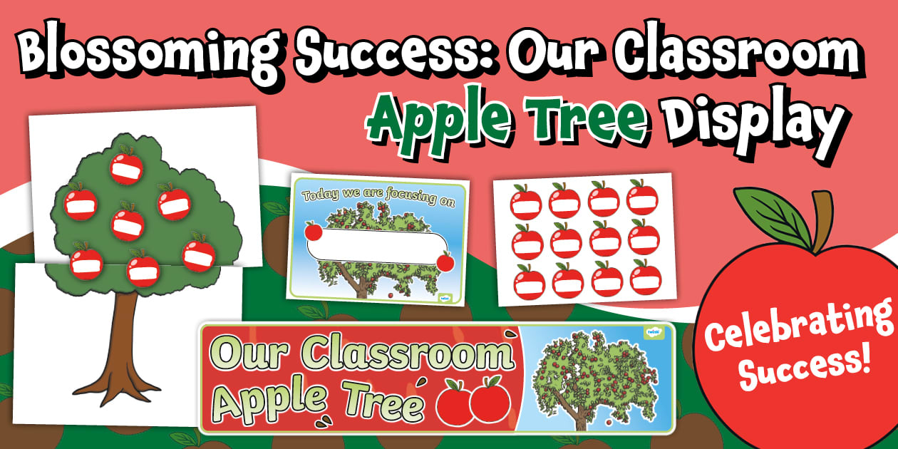 Blossoming Success: Our Classroom Apple Tree Display