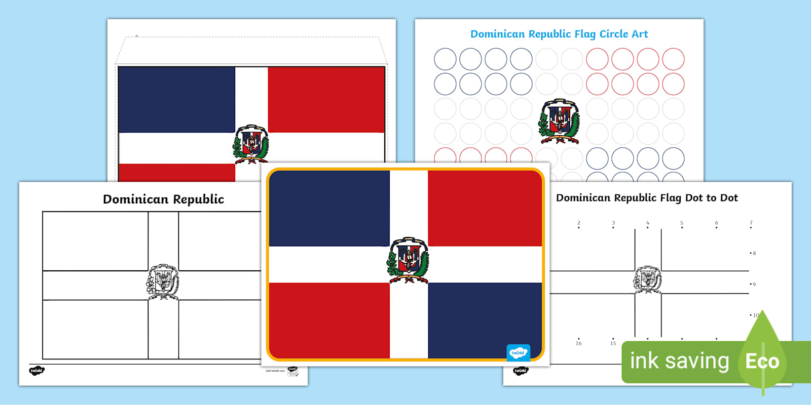 Dominican Republic Independence Day Display Pack - National Day Pack