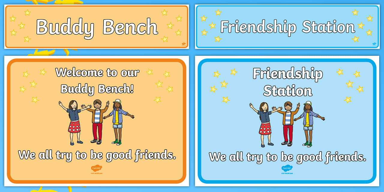 Kindness Week Buddy Bench Display Pack - Twinkl Kindness Week, kindness ...