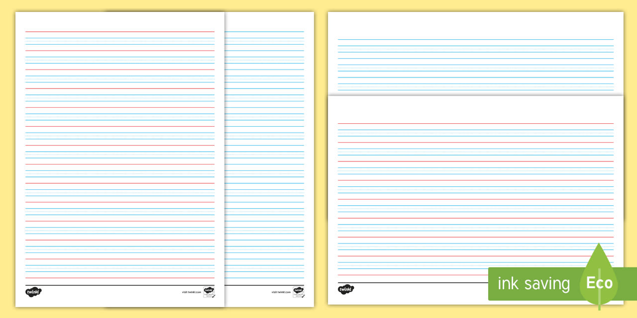 Year 3-4 Handwriting Lines