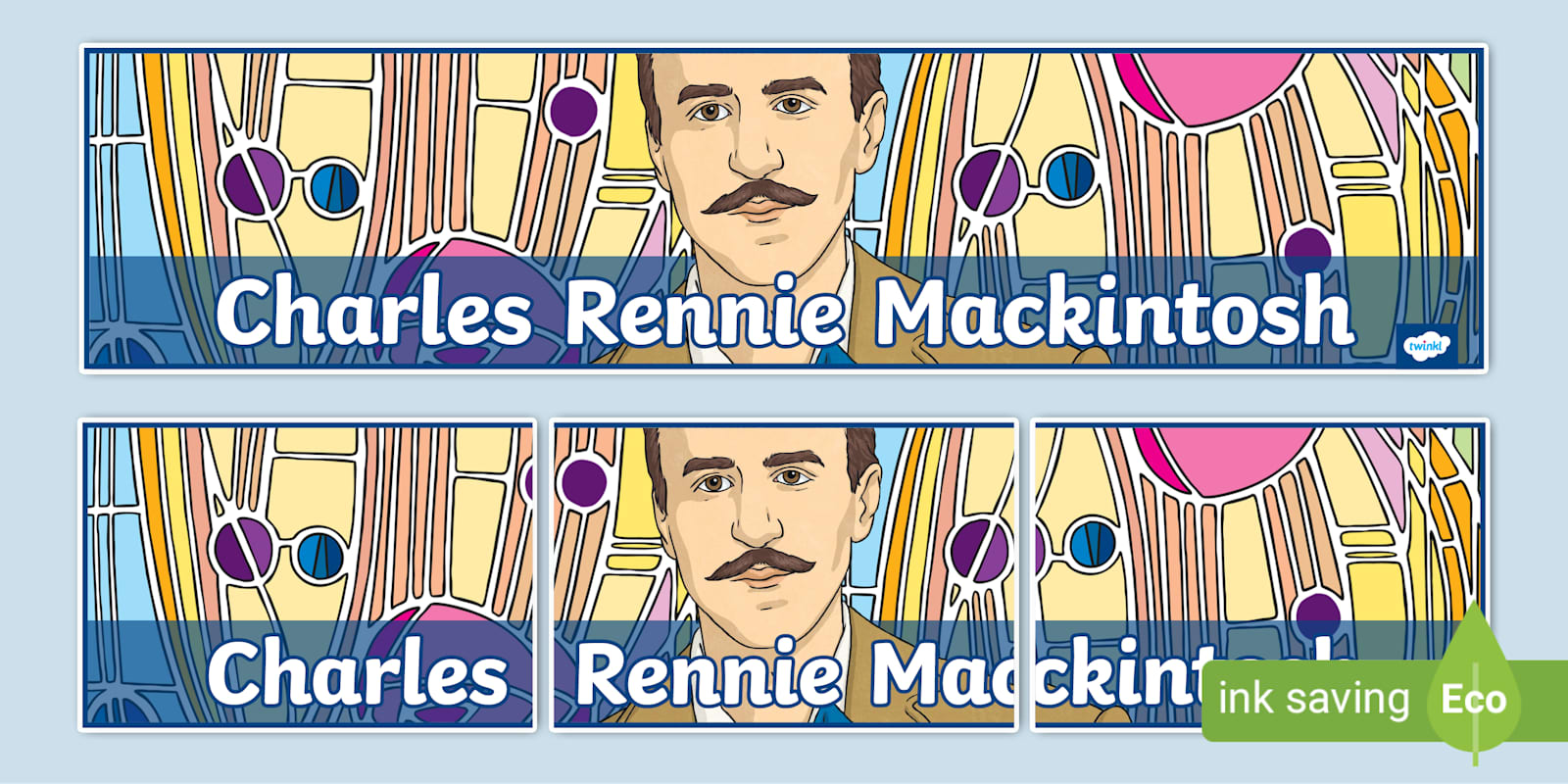 Charles Rennie Mackintosh Display Banner