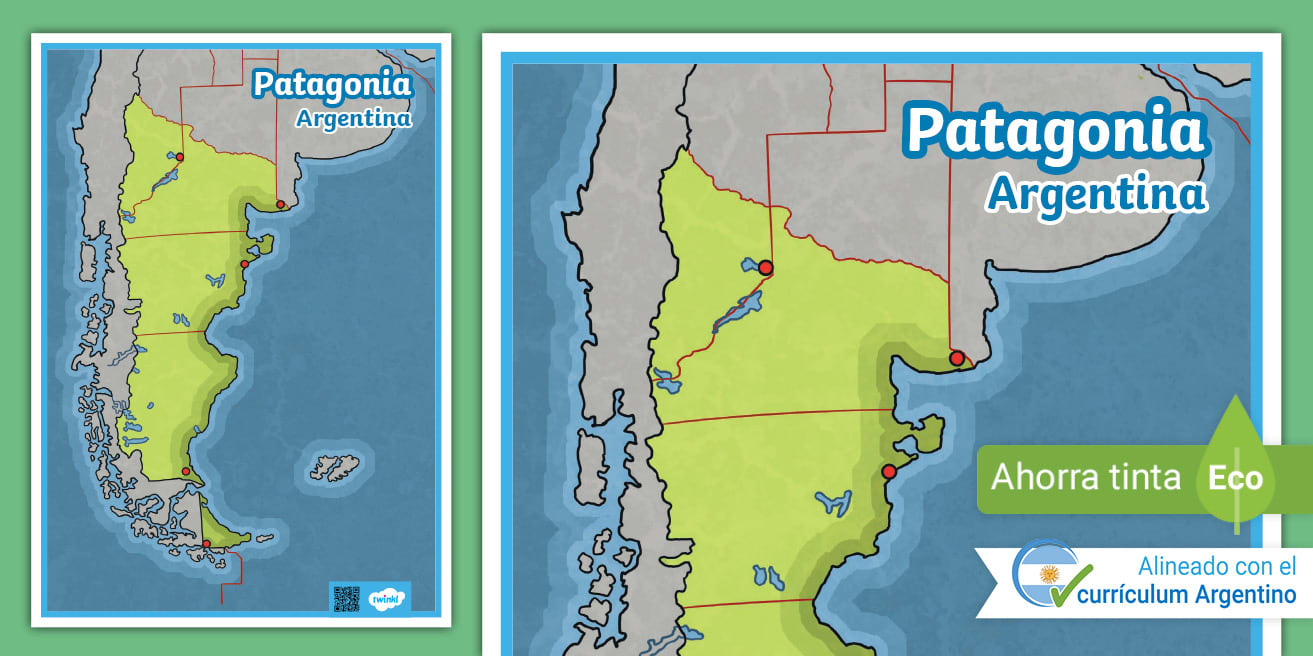 Mapa: Patagonia Argentina