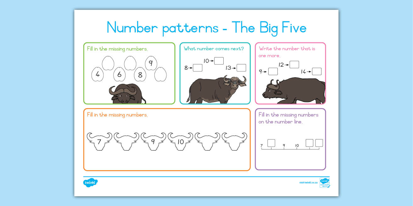 Grade 1 Maths: Number Patterns: Level 3
