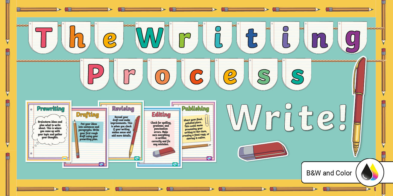 Writing Process Bulletin Board Pack
