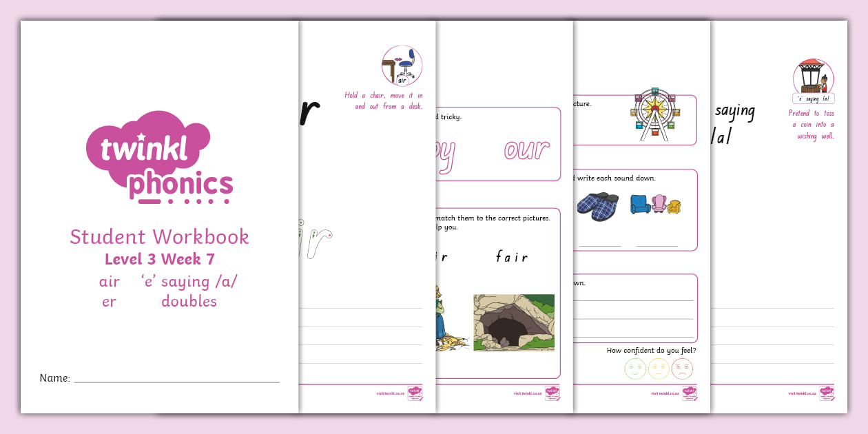 Twinkl Phonics Level 3 Week 7 Student Workbook