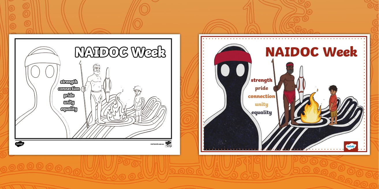 NAIDOC Week Poster Pack | NAIDOC Week Colouring Activity