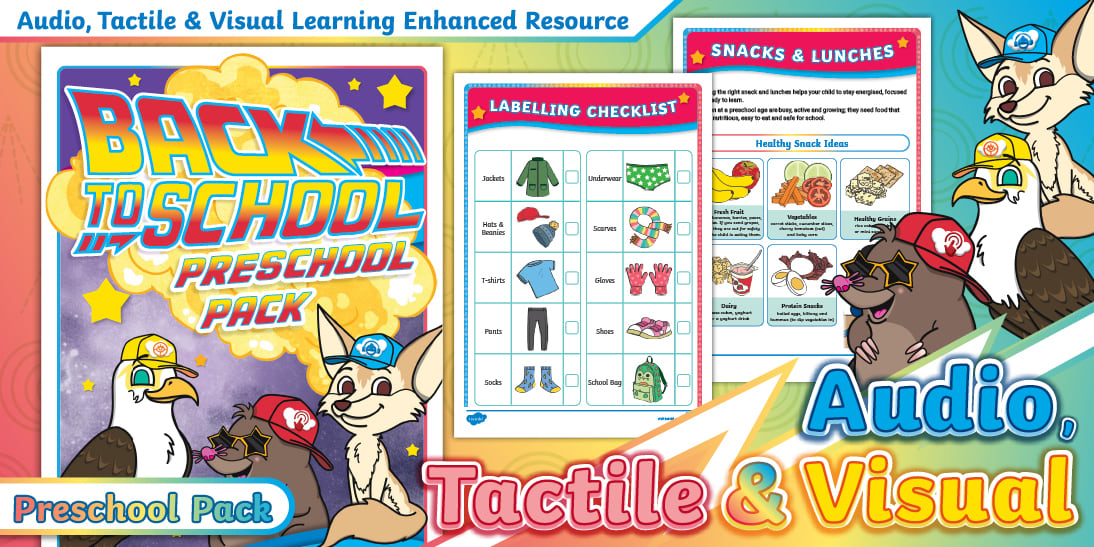 Preschool: Parent Guide - Back to School Preschool Pack