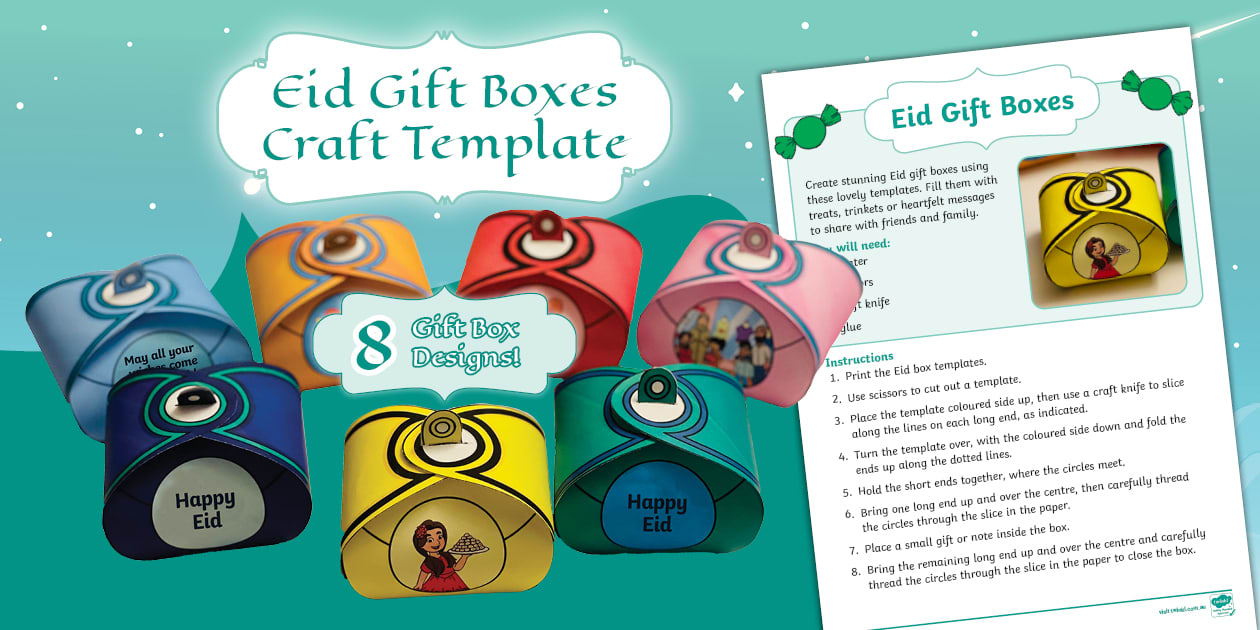 Eid Gift Boxes Craft