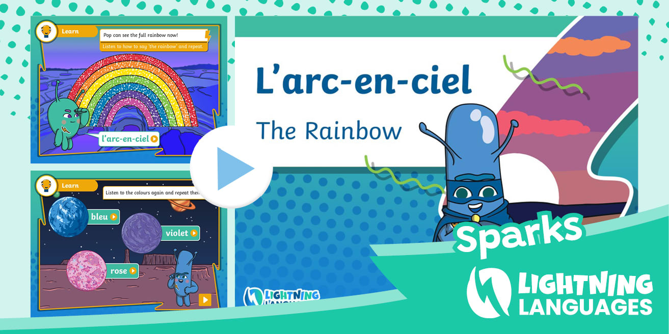 Languages | French | Sparks | Colours PowerPoint 2 - Twinkl