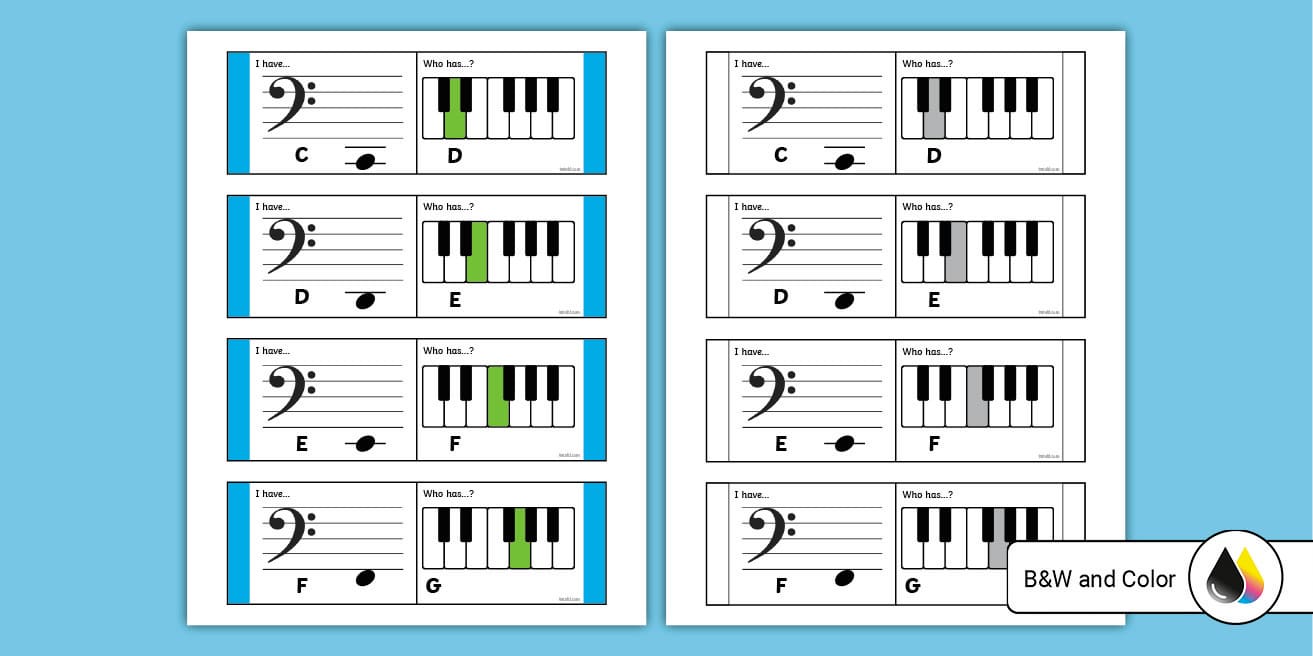 Fun Music Notes Game for 6th-8th Grade | Twinkl USA