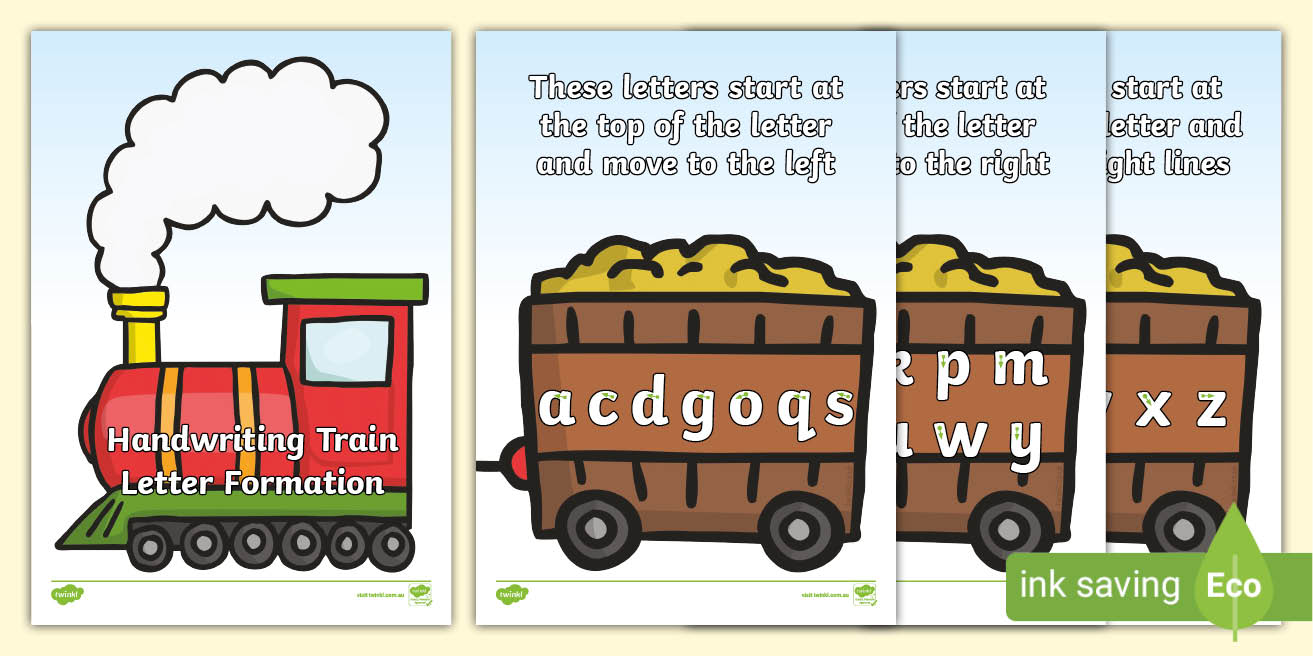 Handwriting Train | Letter Formation