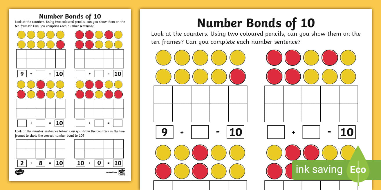 What Are Number Bonds?| Definition & Examples | Twinkl