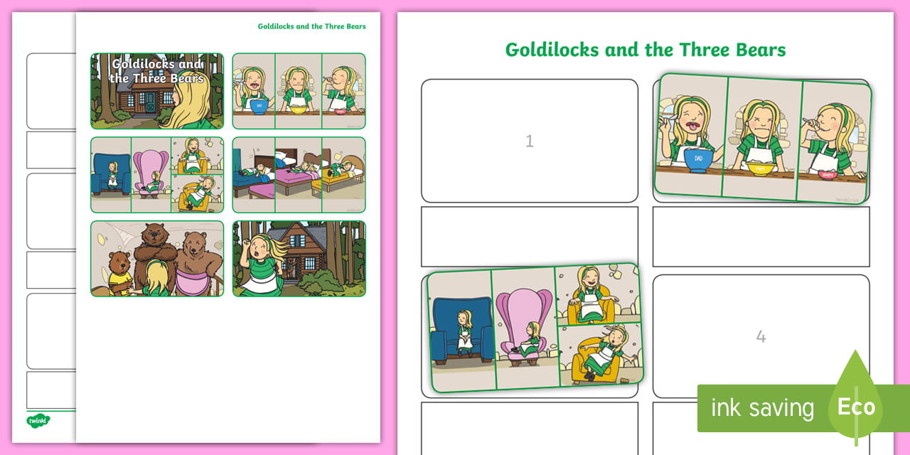 Goldilocks and the Three bears Activity Sheets | Twinkl