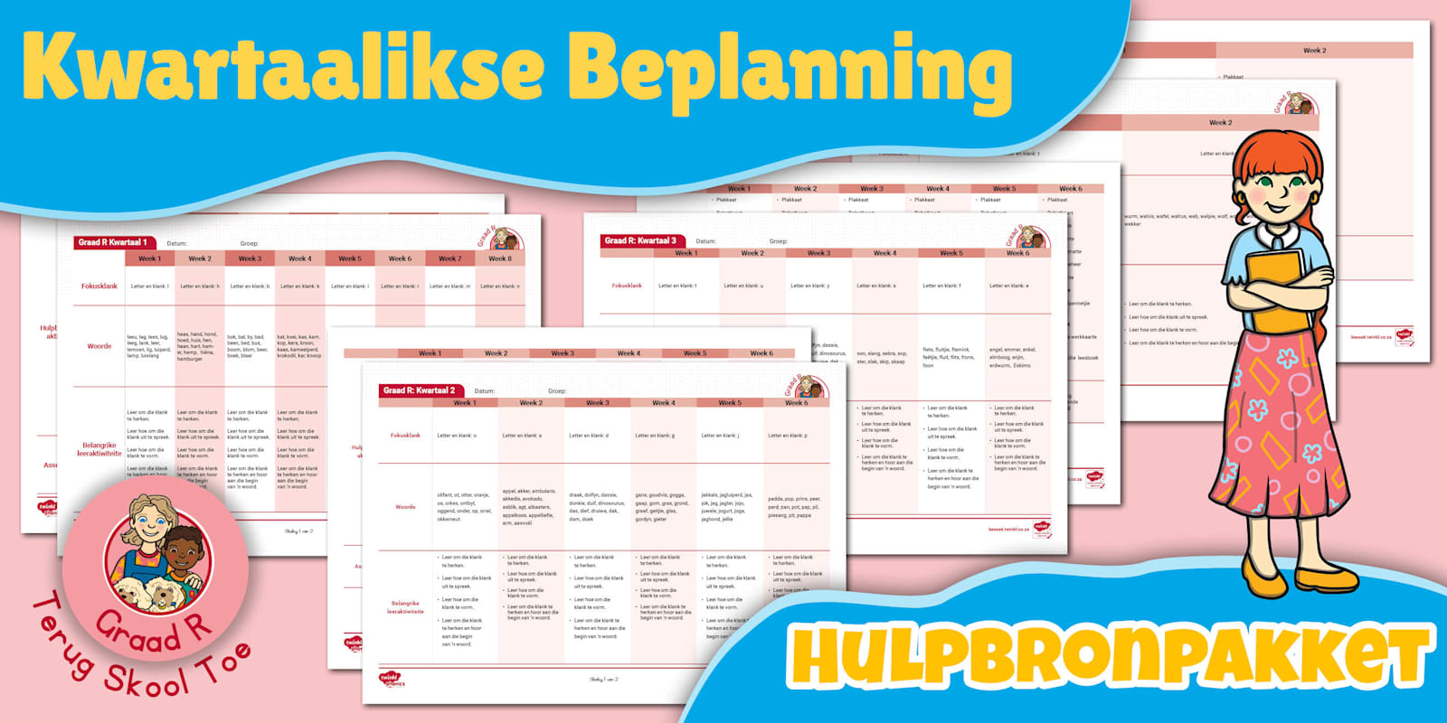 Graad R Klanke - Kwartaalikse Beplanning- Hulpbronpakket (KABV-Belyn)