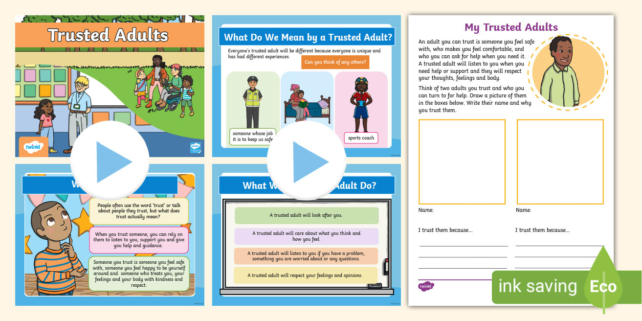 Trusted Adult Presentation and Activity Pack