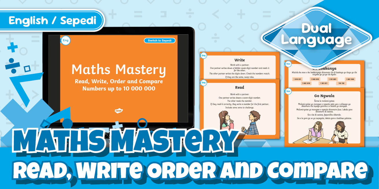 Grade 6 Maths - Number and Place Value Read Write Order Compare Maths ...