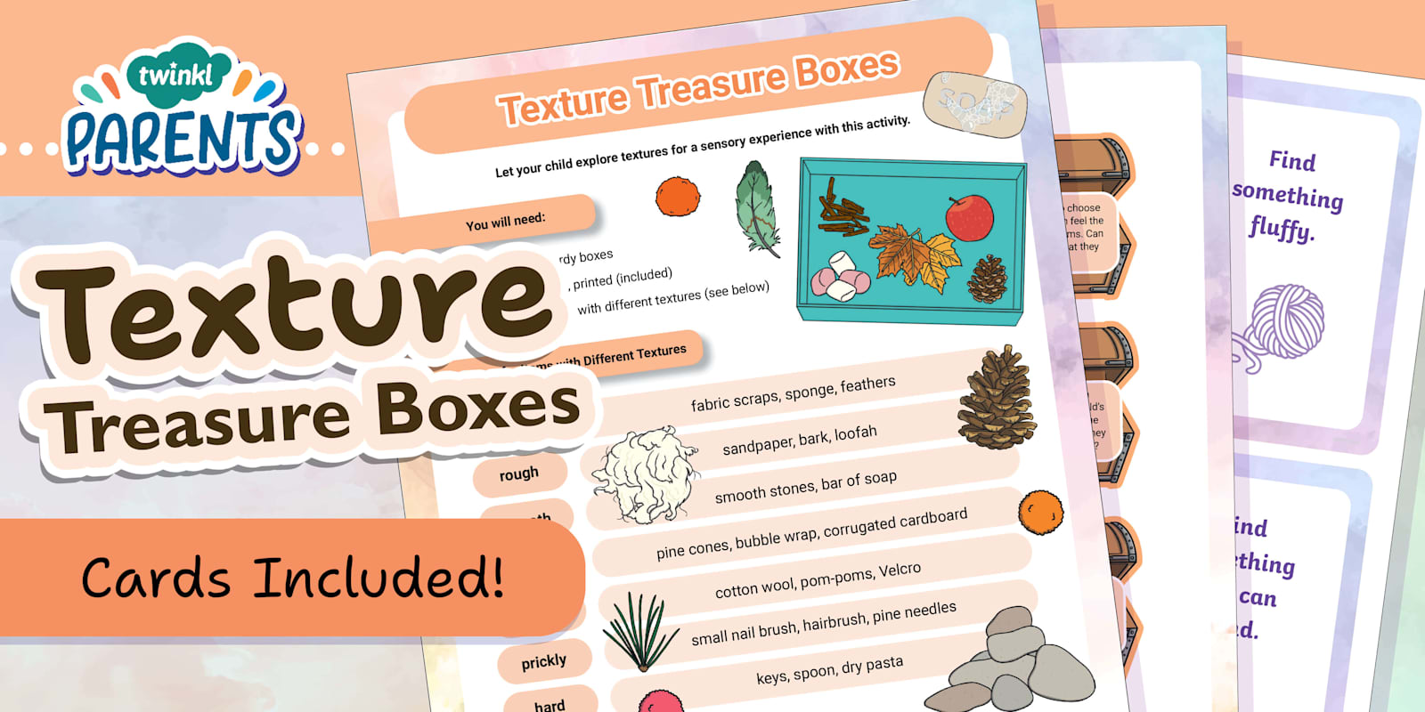 SEND Early Years Activities: Texture Treasure Boxes