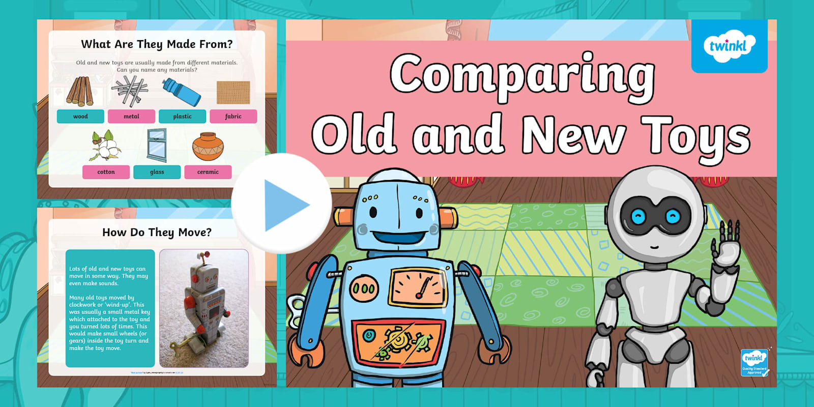 Comparing Old and New Toys PowerPoint