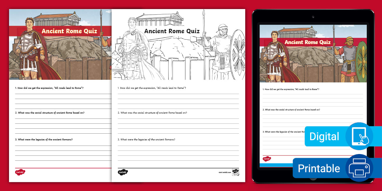 Sixth Grade Ancient Rome Quiz