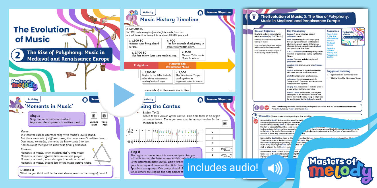 Year 5 The Evolution of Music - Session 2
