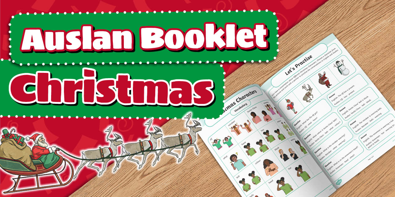 Auslan Booklet - Christmas