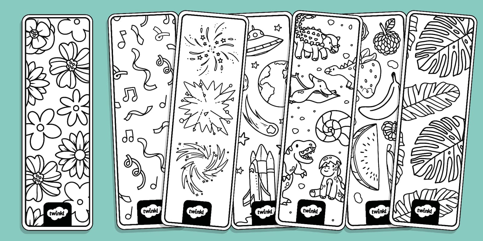 Colour Your Own Bookmarks