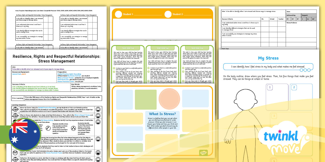 Year 1 Resilience, Rights and Respectful Relationships Stress ...