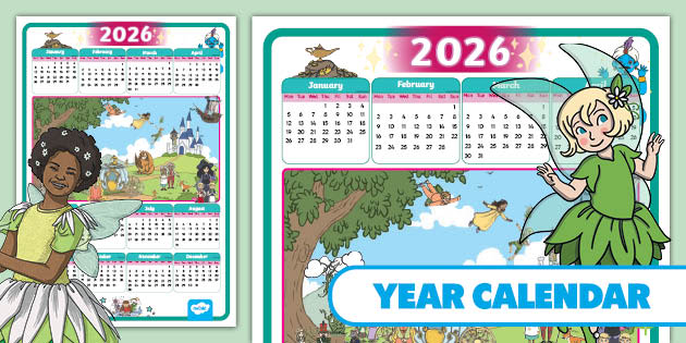 2026 Fairy Tale Calendar