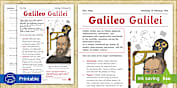Actividad: Galileo Galilei - Twinkl Colombia (teacher made)