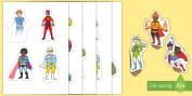 Superheroes Story Books with Activities - Twinkl
