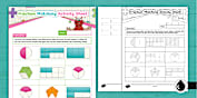 Fraction Representation Matching Activity Sheet French