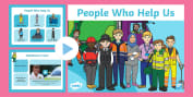 People Who Help Us Story Books with Activities - Twinkl