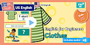 Beginner ESL Clothing Activity [Kids, A1] | Twinkl ESL Resources