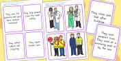 People Who Help Us Matching Cards (teacher made) - Twinkl