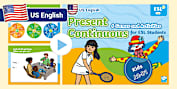 Present Continuous Games and Activities [Kids, A2-B1]