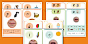 Mouth Articulation Display Cards - EYLF - Twinkl