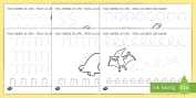 Dinosaur Pencil Control Worksheet / Worksheets - English / Spanish ...