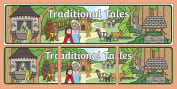 Traditional Tales Story Books with Activities - Twinkl